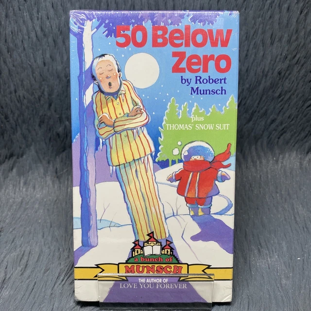 50 BELOW ZERO Robert Munsch VHS 1992 Tape Cinar Productions Movie New SEALED £18.67 - PicClick UK
