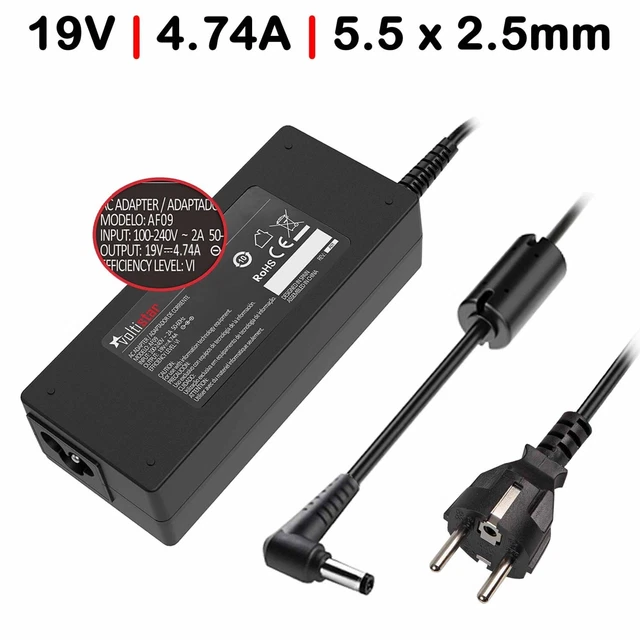 CHARGEUR ORDINATEUR PORTABLE Packard Bell Easy Note KMG00 19V 4.74A 5 ...