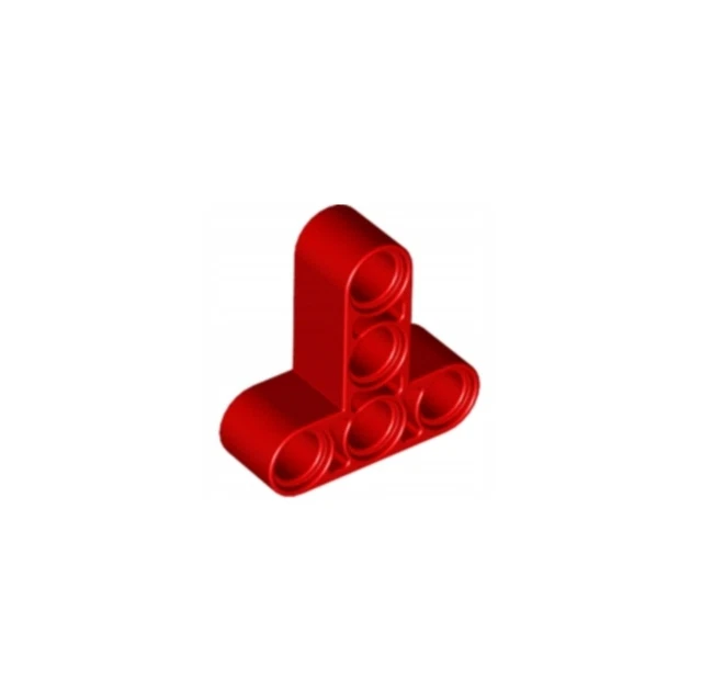 10X LEGO TECHNIC, Liftarm, Modified T-Shape Thick 3 x 3 (Red, #60484 ...