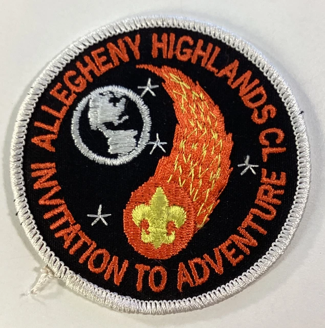 BSA BOY SCOUTS OF AMERICA Patch Vtg 80s Allegheny Highlands New York ...