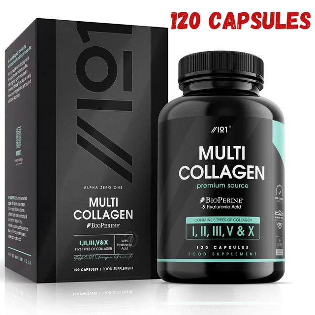 MULTI COLLAGEN PROTEIN Capsules Wild Caught Fish Marine Grass Fed ...