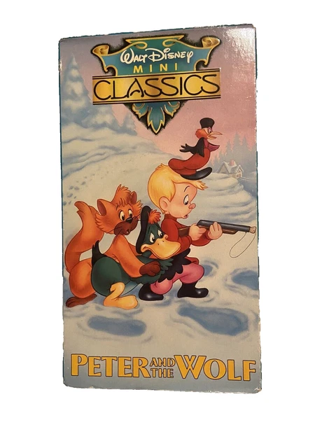 Peter And The Wolf Vhs Walt Disney Mini Classics Vintage Eur 11 21