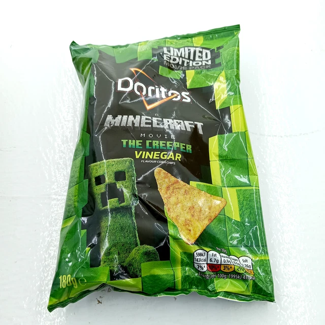 DORITOS CREEPER VINEGAR Limited Edition Minecraft Movie Pack 180g New ...