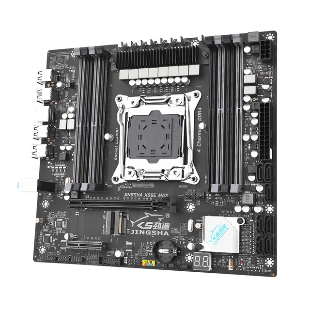 X99E MAX COMPUTER Motherboard LGA2011-3 Desktop Mainboard NVME/SATA M.2 ...
