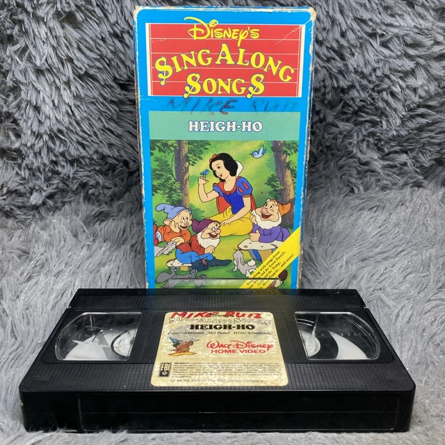 DISNEY’S SING ALONG Songs: Heigh-Ho VHS 1994 Snow White Mary Poppins ...