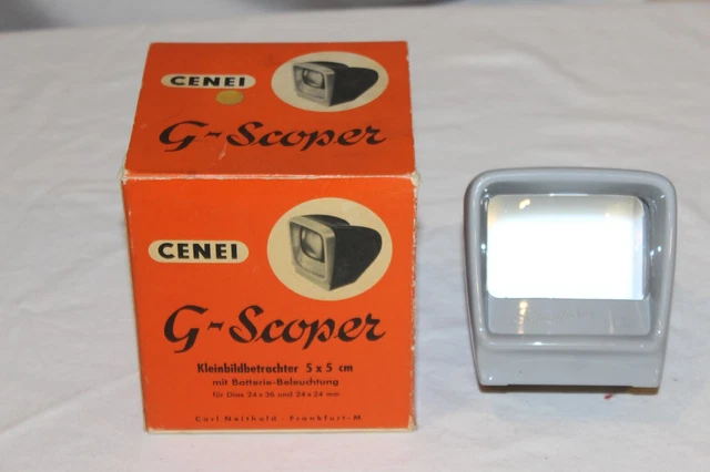 CENEI G-SCOPER Diabetrachter, Dia-Betrachter , Slide Viewer im OVP EUR ...