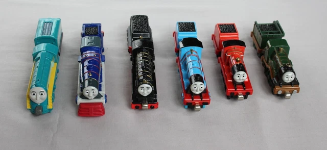 THOMAS FRIENDS TAKE N Play Along Diecast Lot Trains w Tenders - Hank ...