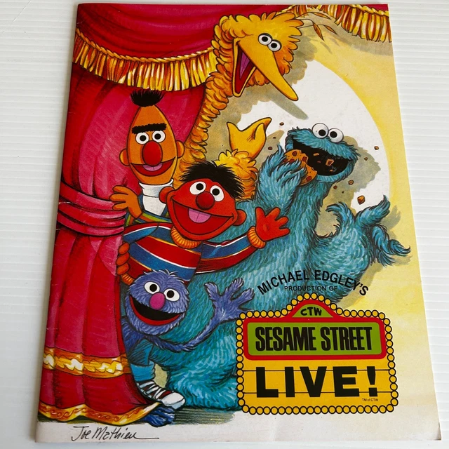 SESAME STREET LIVE Program 1982 Michael Edgley International Presents ...