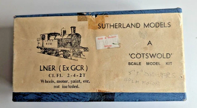 SUTHERLAND MODELS 4MM OO Gauge LNER F1 (Ex GCR) Class - 'Cotswold scale ...