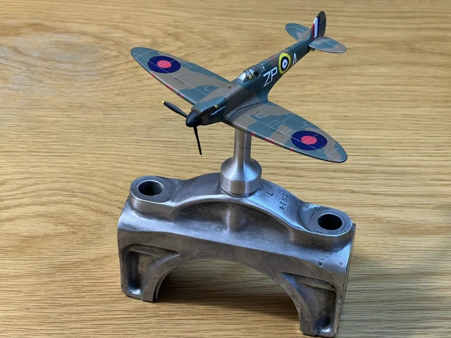 GENUINE WW2 ROLLS-ROYCE Merlin Engine Spitfire Mk I Desk Model. Ideal ...