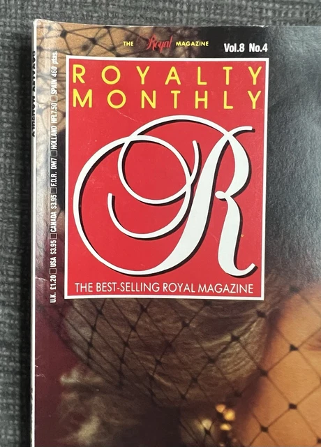 PRINCESS DIANA ROYALTY Magazine 1989 Volume 8 #4 Royal Review UK Import ...