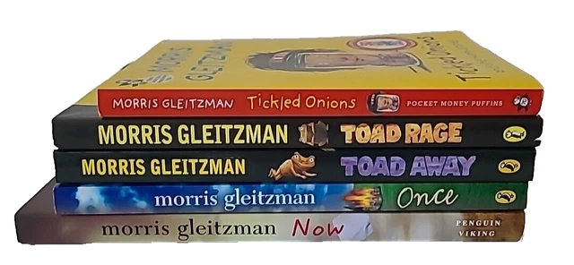 MORRIS GLEITZMAN BUNDLE x 5 PB Books Now Once Toad Rage Toad Away ...