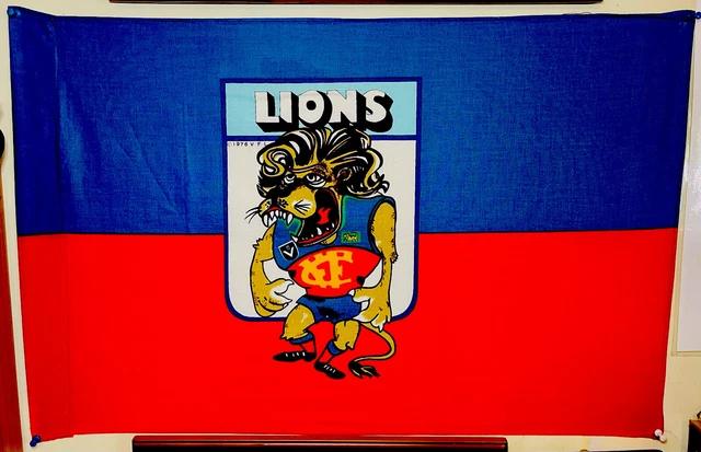 🇹🇩🦁FITZROY FOOTBALL CLUB VFL Team Mascot Flag 🇹🇩🦁 $43.09 - PicClick AU