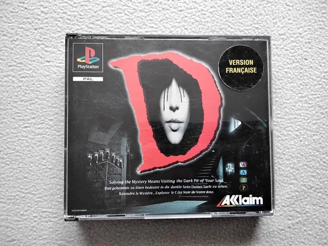 JEU PS1 PLAYSTATION 1 Psx Psone " D " Acclaim Complet Fr 1996 Sles ...