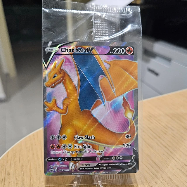 🇦🇺 CHARIZARD V SWSH050 Sword & Shield Champions Path Promo Sealed NM ...