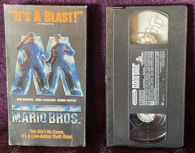SUPER MARIO BROS: The Motion Picture [VHS] [1993] [VHS Tape] £23.97 ...