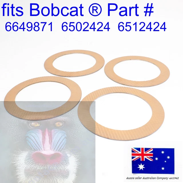 FOR 4 BOBCAT Floating Clutch Lining Friction Disc Plates 6649871 310 ...