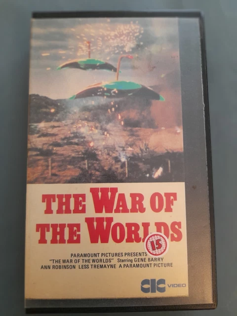 PRE CERT,VHS FILM,THE WAR OF THE WORLDS £17.00 - PicClick UK