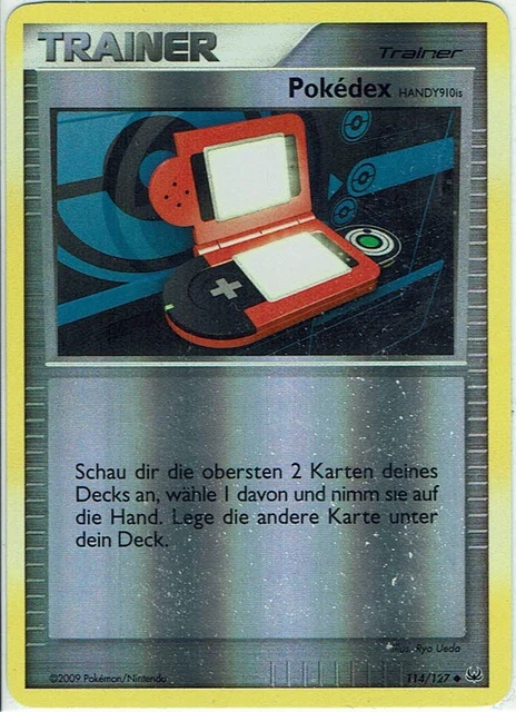 POKEMON CARTE TRADING Card Jeu Platine Numéro 114/127 Pokedex Reverse ...