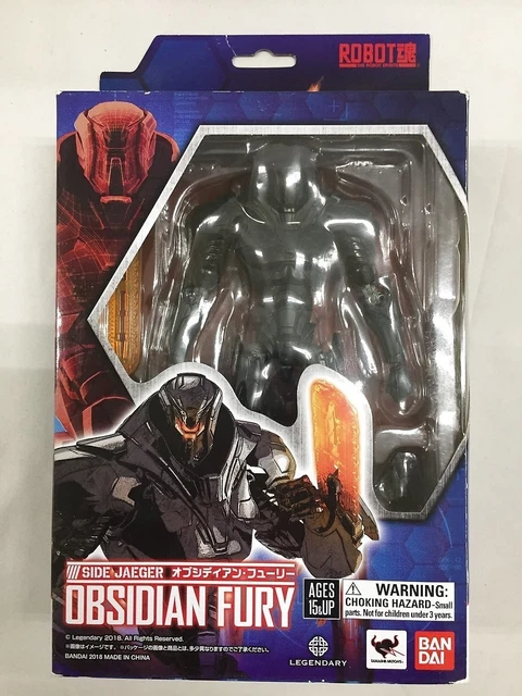FIGURA BANDAI ROBOT SPIRITS SIDE JAEGER OBSIDIAN FURY Pacific Rim ...