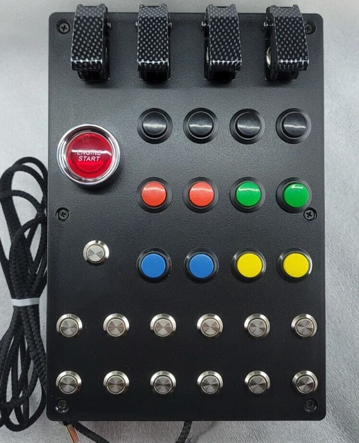 REAPERWARE 30-PRO MULTI Function Sim Racing/Flight Button Box ... REAPERWARE 30-PRO MULTI Function Sim Racing/Flight Button Box ...