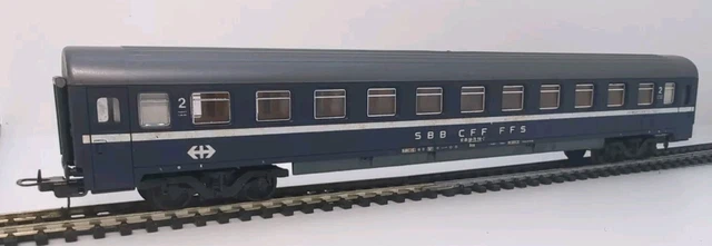 LIMA HO GAUGE Sbb Cff Ffs 2Nd Class Coach Carriage Car 61 85 50-70 114 ...