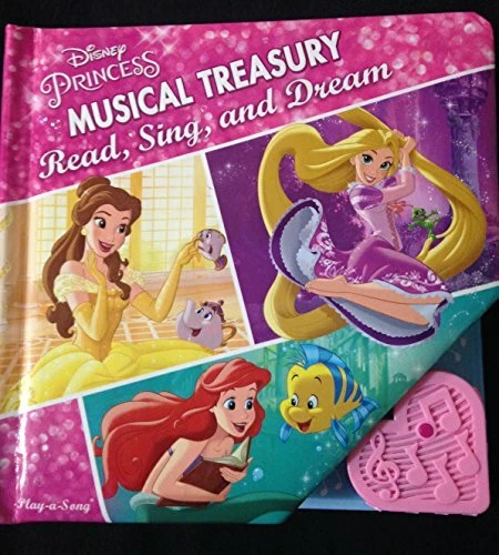 DISNEY PRINCESS MUSICAL Treasury Read, Sing and Dream Book The Fast ...