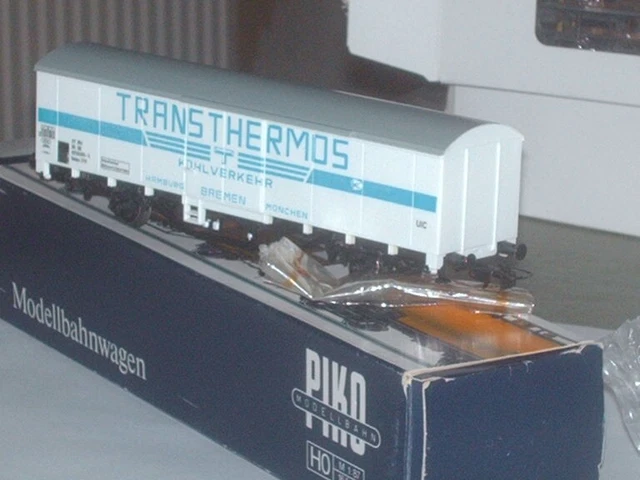 PIKO/HO KÜHLWAGEN &TRANSTHERMOS& der DB Top Zustand mit OVP für Märklin ...