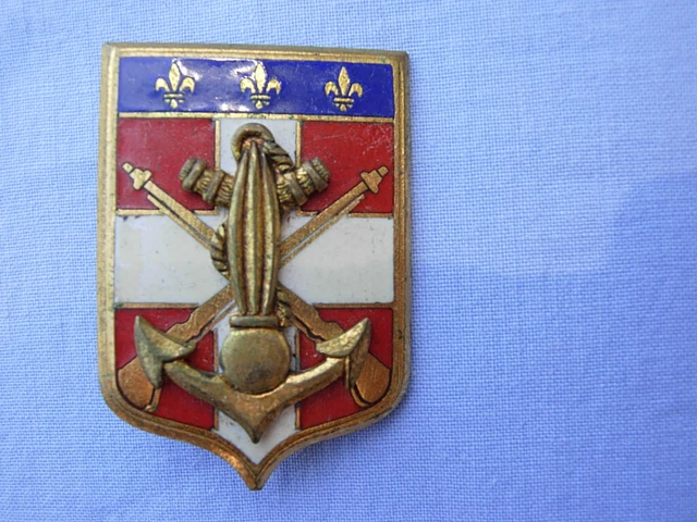 INSIGNE METAL ANCIEN ECOLE TROUPE MARINE COLO Drago 2275 EUR 4,00 ...