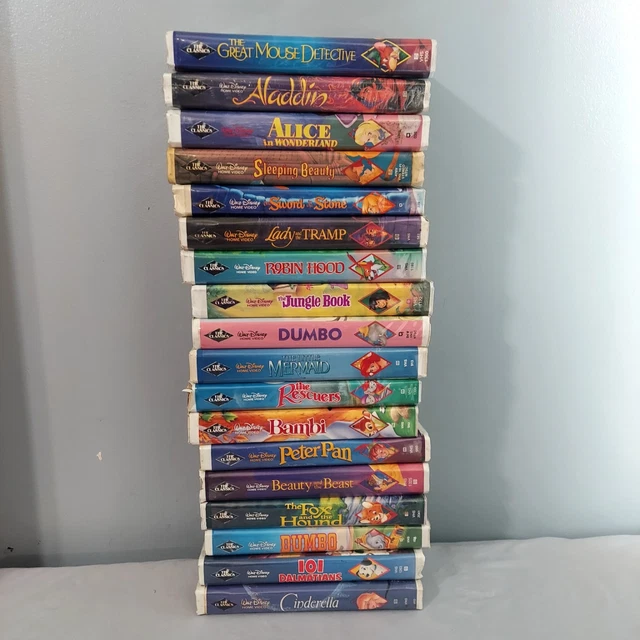 Complete Disney Black Diamond Vhs Set 20 Tapes Included £177725 8435