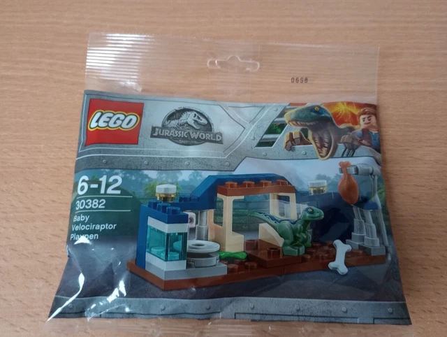 LEGO JURASSIC WORLD 30382 : Baby Velociraptor Playpen ( Polybag ...