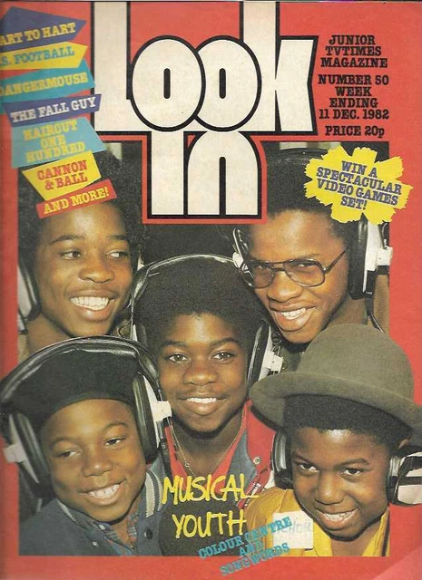 LOOK-IN MAGAZINE 1982 #50 - Musical Youth. Hart To Hart. Sheena Easton ...
