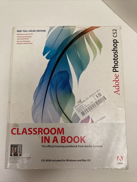 ADOBE PHOTOSHOP CS2 ~ Classroom in a Book Paperback Adobe Creative ...