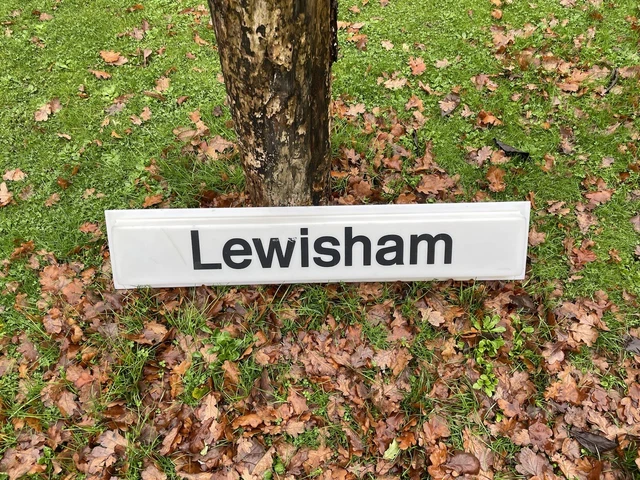 BRITISH RAILWAYS MODERN Image Station Sign **Lewisham** £95.00 ...