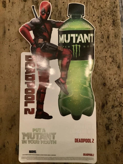 DEADPOOL 2 MONSTER ENERGY DRINK PUT A MUTANT IN YOUR MOUTH MARVEL MOVIE ...