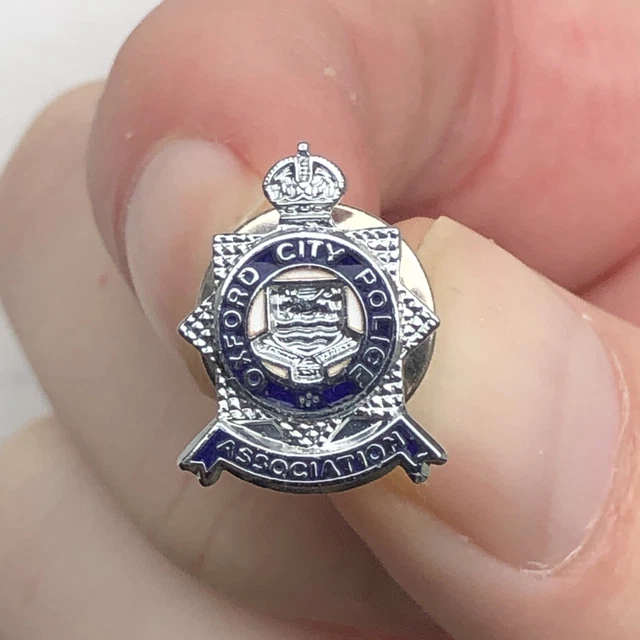 OXFORD CITY POLICE Association Kings Crown Rare Tie Tac Badge £14.99 ...