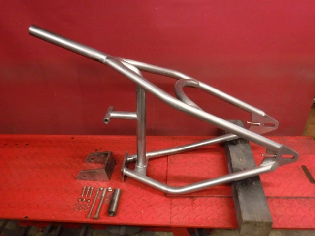 ROYAL ENFIELD 350 500 Bullet Hard Tail Frame Rigid Frame Bobber Custom ...