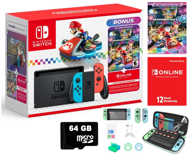 2024 NINTENDO SWITCH Gaming Console: Mario Kart 8 Deluxe Holiday Bundle $531.47 - PicClick CA