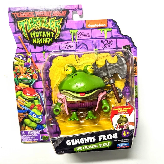 TEENAGE MUTANT NINJA Turtles Mutant Mayhem Genghis Frog Figure TMNT EUR ...