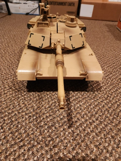 BLUE BOX TOYS BEASTMASTER M1A1 ABRAMS TANK broken missing parts. Gi joe ...