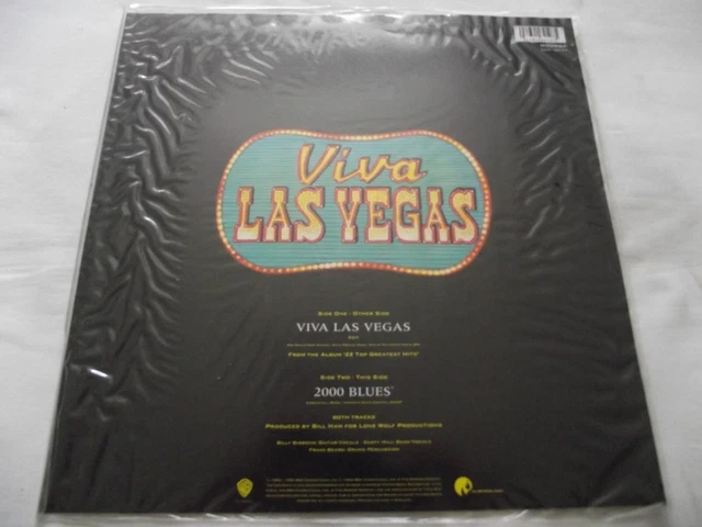 ZZ TOP ~ Viva Las Vegas ** 1992 Uk Warner Bros. Shaped Picture Disc. £ ...