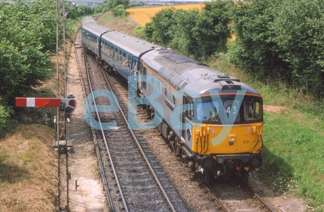 35MM RAILWAY SLIDE Class 33 33109 Copyright to Buyer £4.99 - PicClick UK