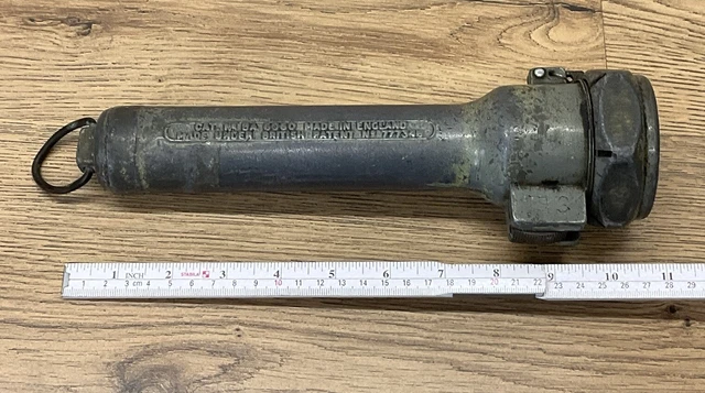 VINTAGE GEC SAFETY Torch / Flash Light Miners Home Office Industrial ...