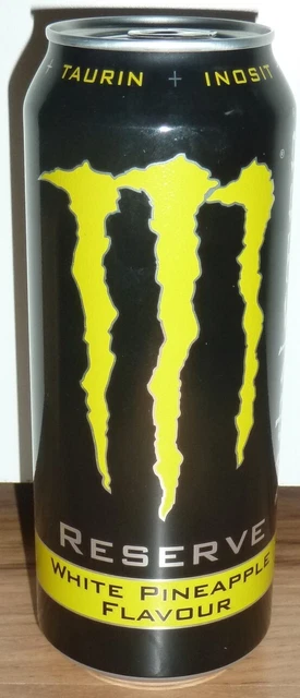 RARE MONSTER ENEGRY energy drink RESERVE WHITE PINEAPPLE 500ml can ...
