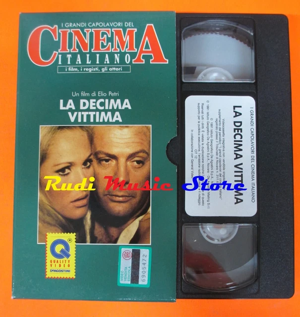*FILM VHS LA DECIMA VITTIMA Elio Petri 1990 DE AGOSTINI CARTONATA (F7 ...