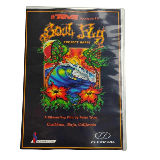 SOUL FLY 2004 DVD Kite Surfing Peter Trow Teva Surf Action VGC Fast ...