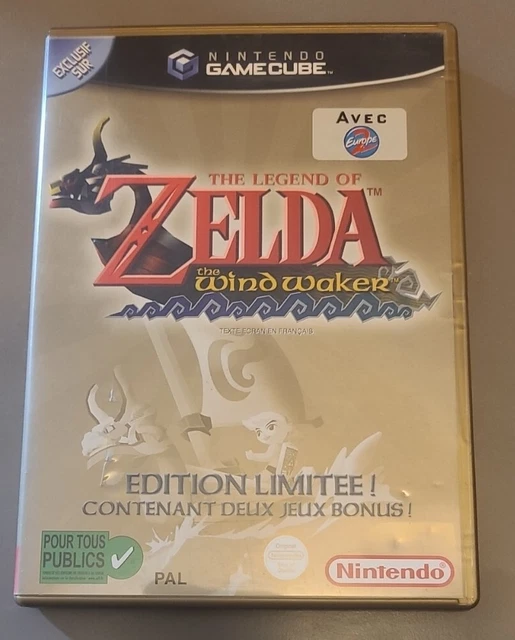 ZELDA THE WIND Waker Edition Limitée Nintendo Gamecube Complet PAL FR ...