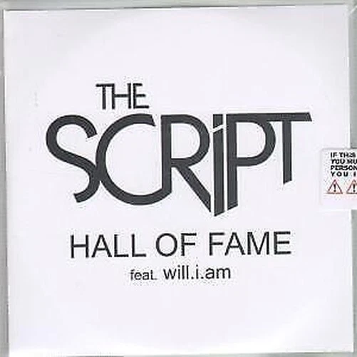 SCRIPT HALL OF Fame CDr Europe Columbia featuring will i am version ...