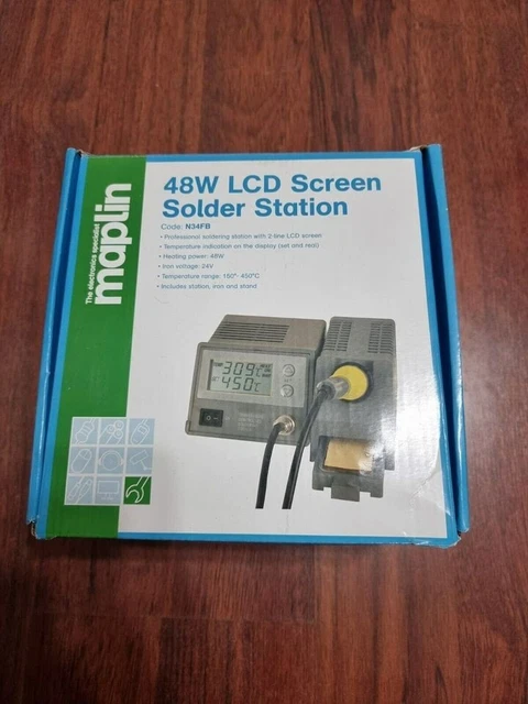 MAPLIN 48W LCD Screen Solder Station N34FB £103.68 - PicClick UK