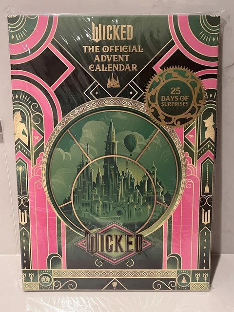 WICKED MOVIE ARIANA Grande Official Advent Calendar 2024 £79.99 ...